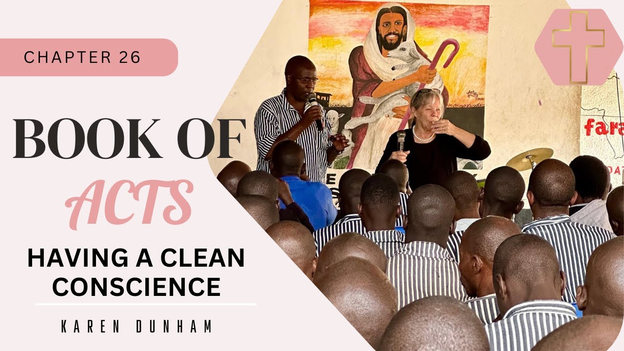 Karen Dunham: Having a clean conscience - Live Bible Study - YouTube