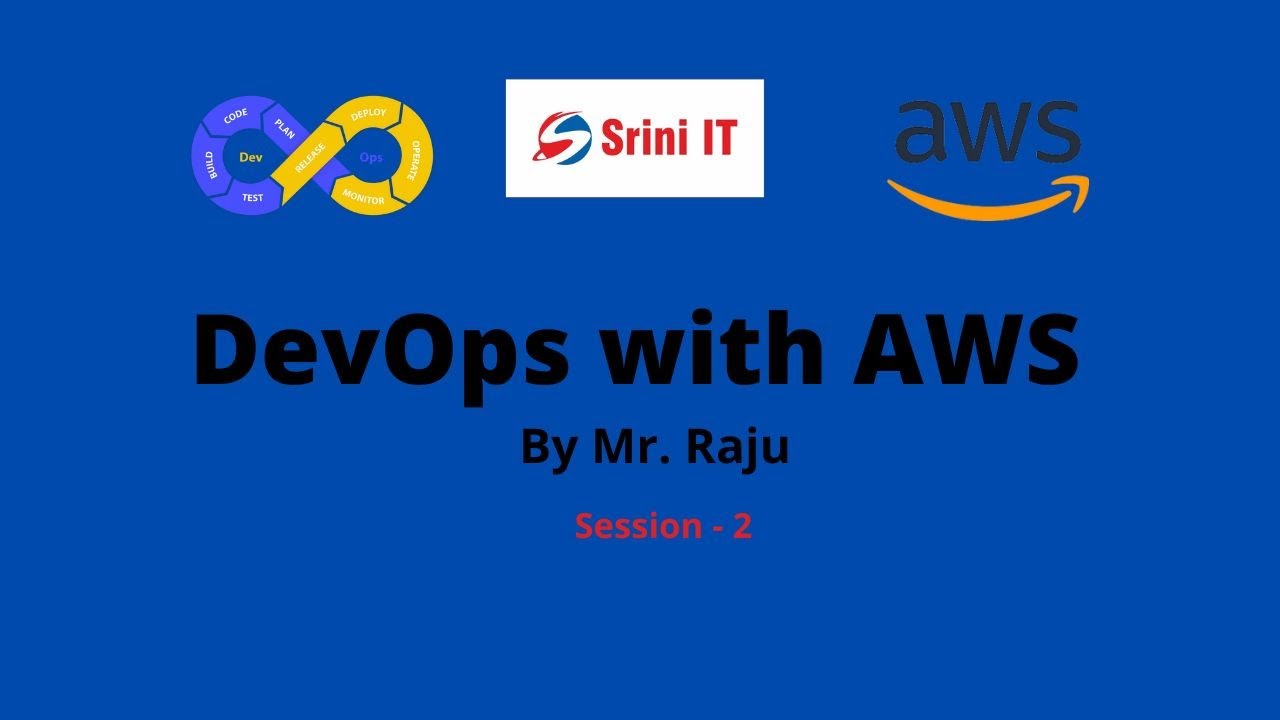 Devops With Aws By Mr Raju Online Training Srini It Youtube 3754