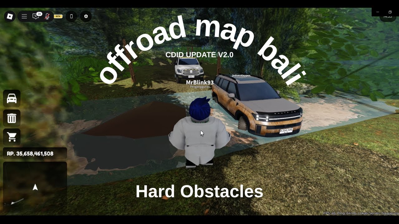 MABAR CDID ROBLOX, OFFROAD DI BALI - YouTube