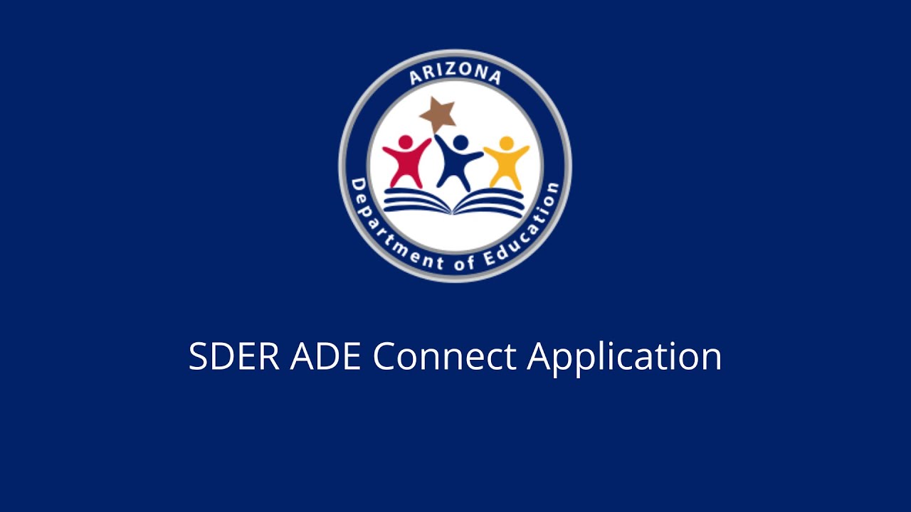 SDER ADE Connect Application - YouTube