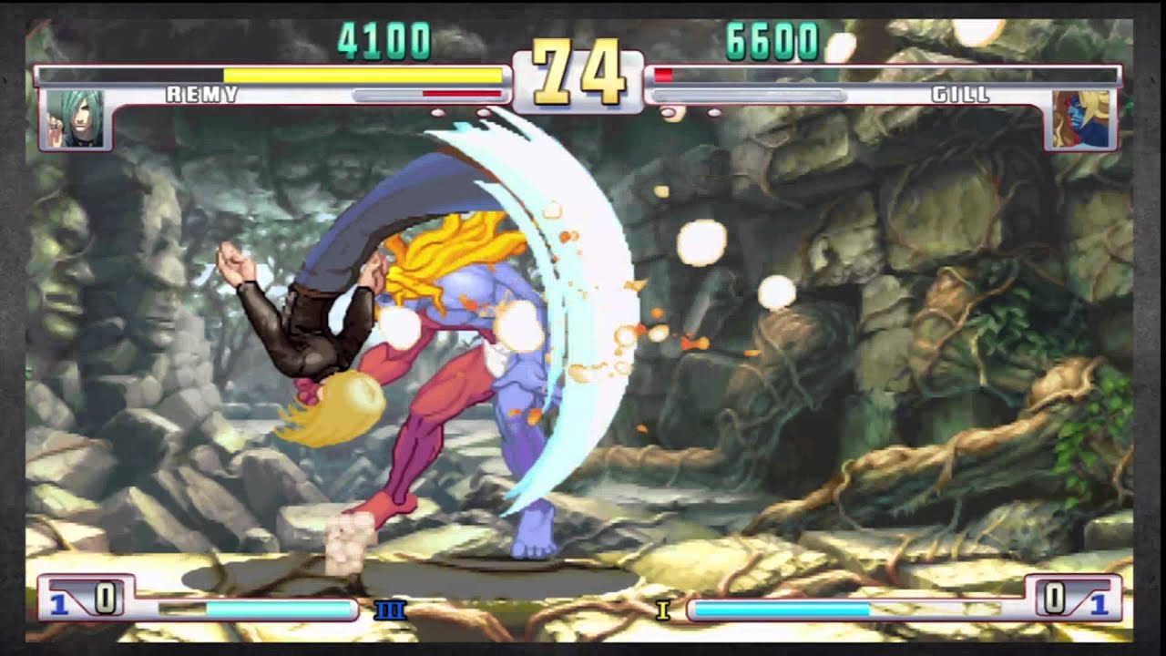 Street Fighter III: Third Strike Online Edition: Remy vs. Gill (2D-X ...
