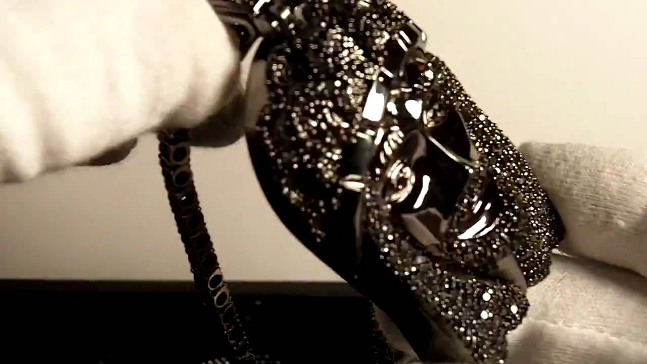 All Black Diamond Bracelet, Jesus Piece, Chain, Kanye West, Drake ...