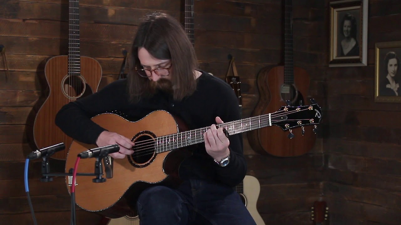Ryan Nightingale Grand Soloist - Western Red Cedar & Figured Indian ...