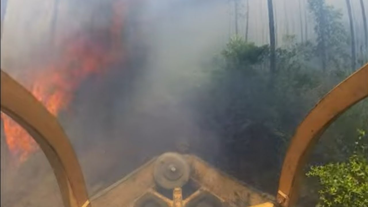 Wildland Fire Dozer Operator: Needmore Wildfire - YouTube