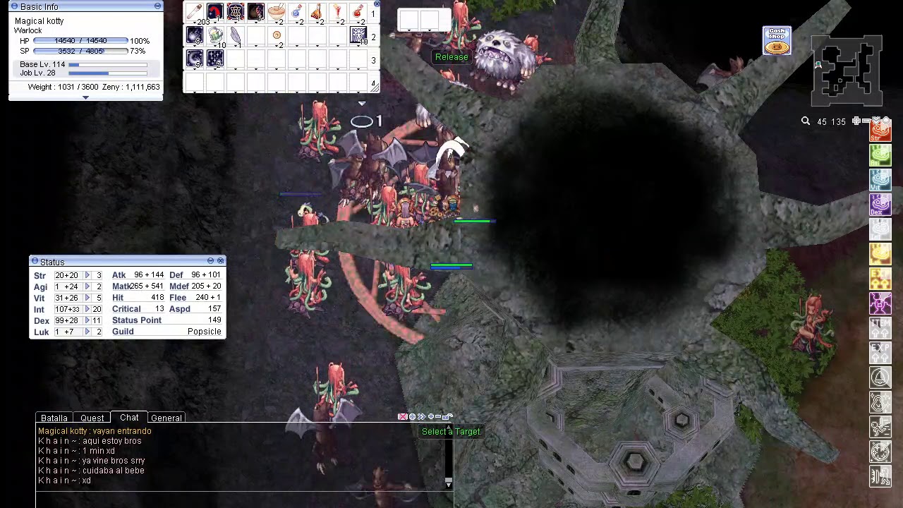 iRO Chaos - Warlock 110+ - Comet - Leveo - YouTube