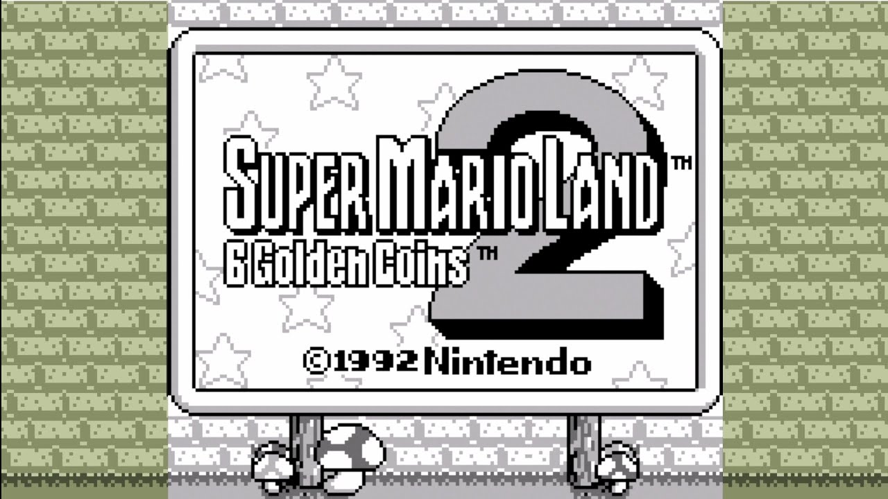 Super Mario Land 2: 6 Golden Coins | World 1 (Tree Zone): ITS A TREE ...