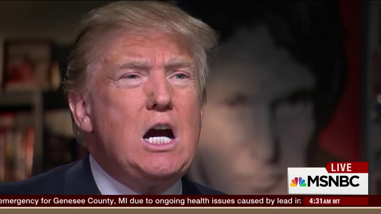 Interview: Donald Trump Interviewed on MSNBC's Morning Joe - January 6 ...