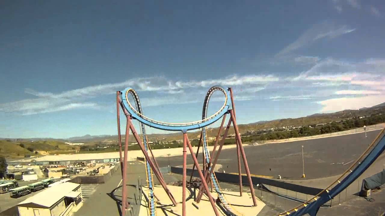 Scream Six Flags Magic Mountain POV Ride - YouTube