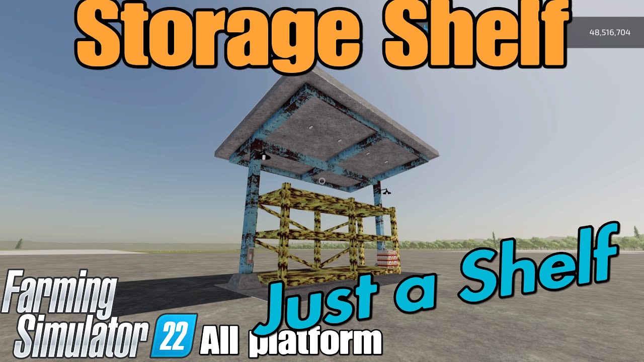 Storage Shelf / FS22 mod test for all platforms - YouTube