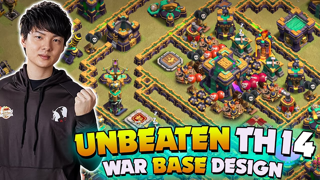 New TH14 War Base used in TH14 CUP (Rush.GG) Tournament #3 | Town Hall ...