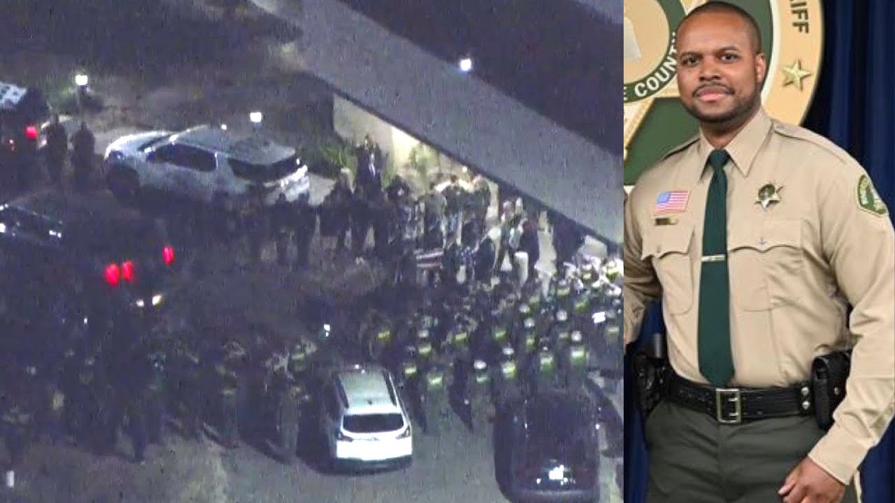 Darnell Calhoun: Procession underway for Riverside Co. deputy killed in ...