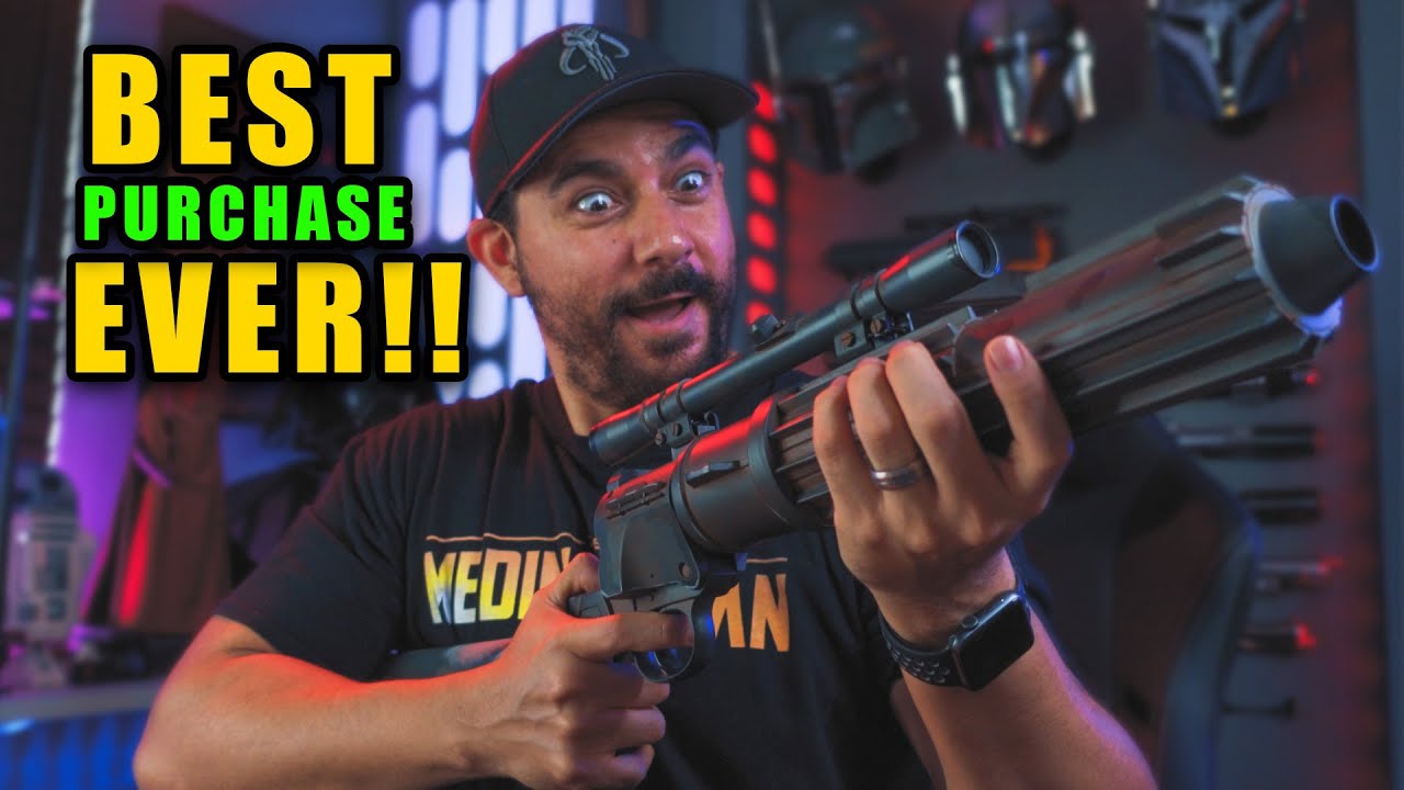 **VERY RARE** Boba Fett Blaster EE-3 Rifle By Master Replicas - YouTube