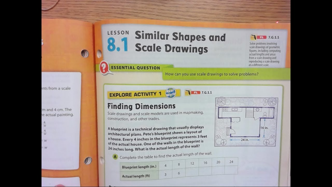 Similar Shapes and Scale Drawings (Explore 1) - YouTube