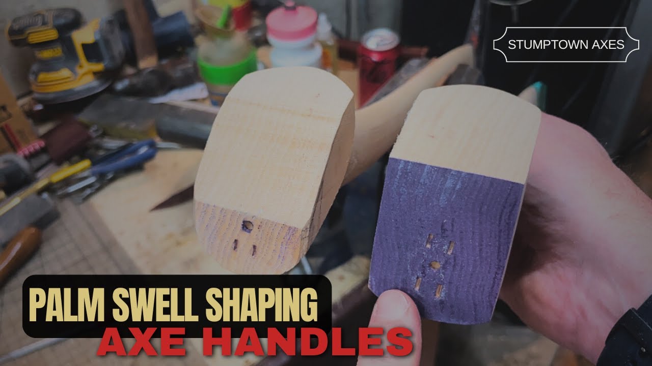 Axe Handle - Palm Swell Shaping - Instructional - YouTube
