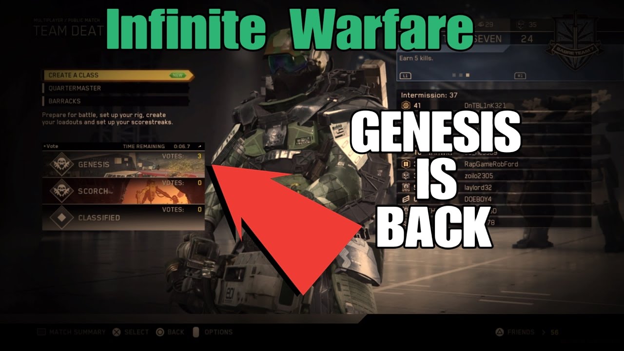 OMFG GENESIS IS BACK ON Infinite Warfare - YouTube