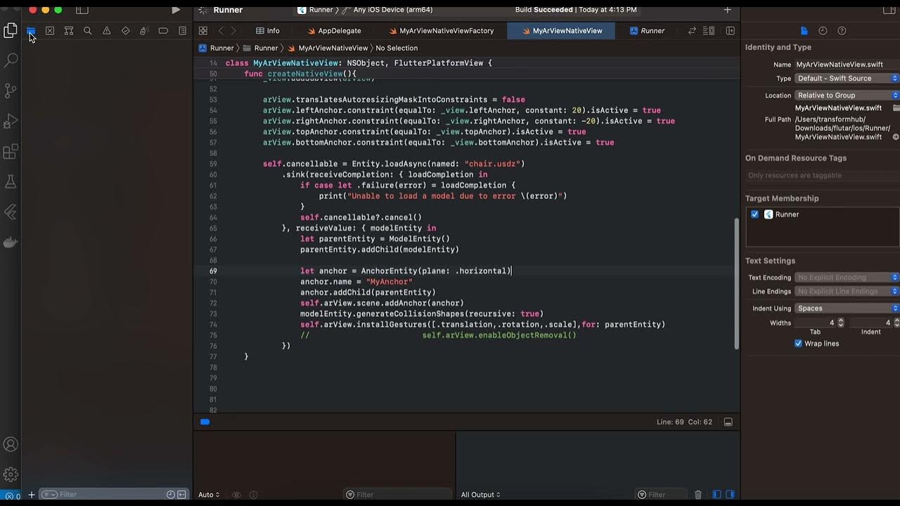 How to do Augmented Reality in Flutter without third part library - YouTube