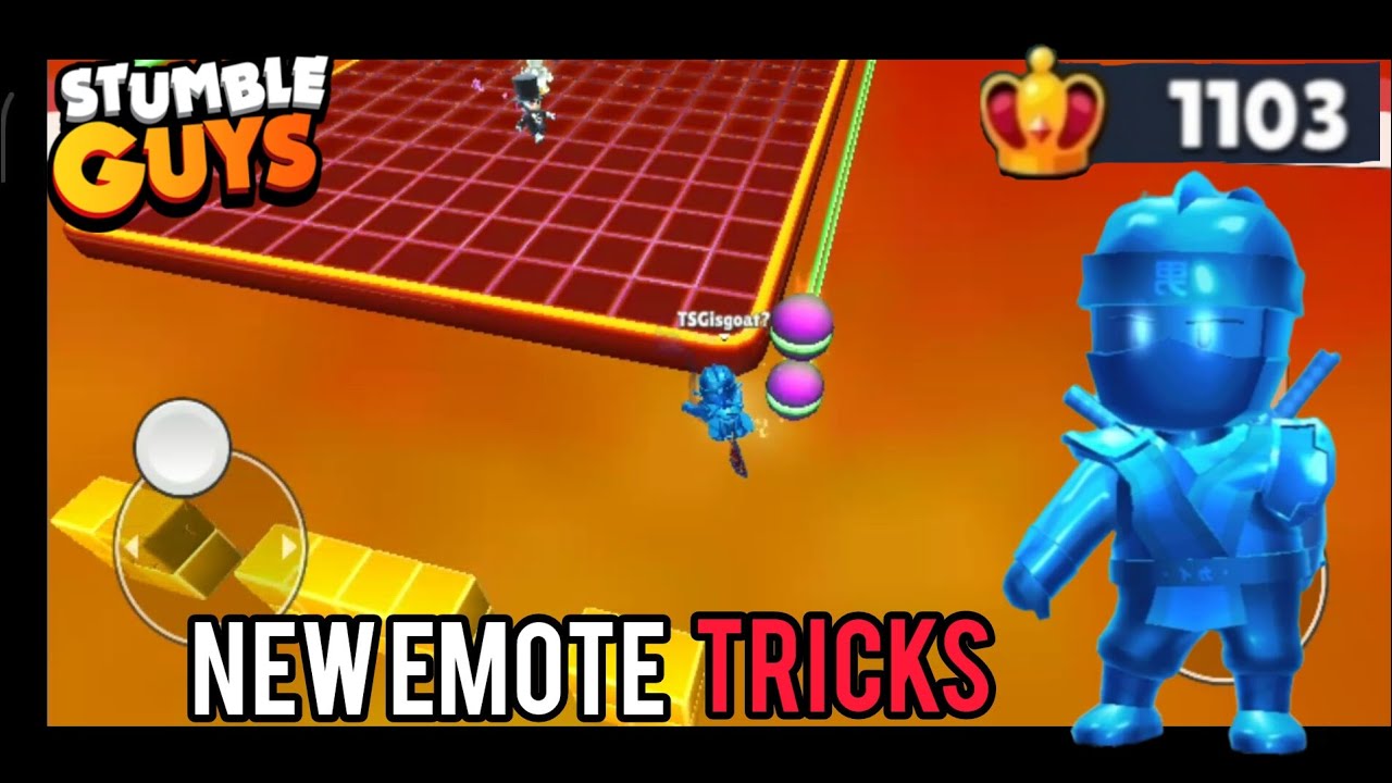 Op Trick with Tetris emote !😯 |1100 Crowns |Stumble Guys - YouTube