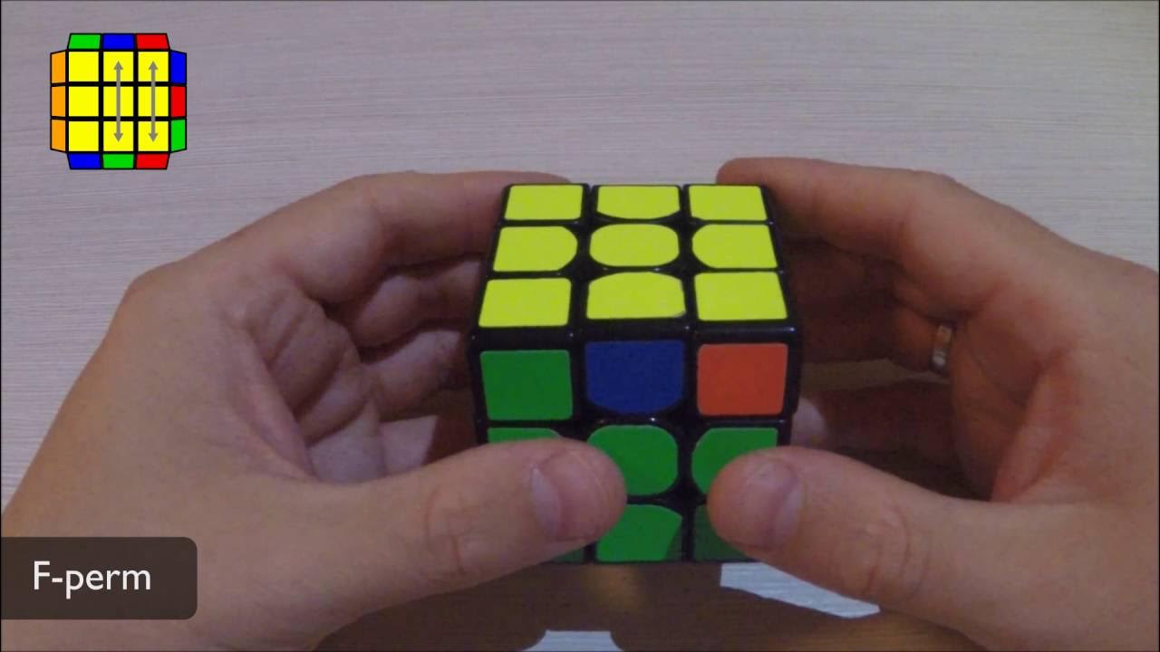 My favorite PLL alg #3 - F-perm - YouTube