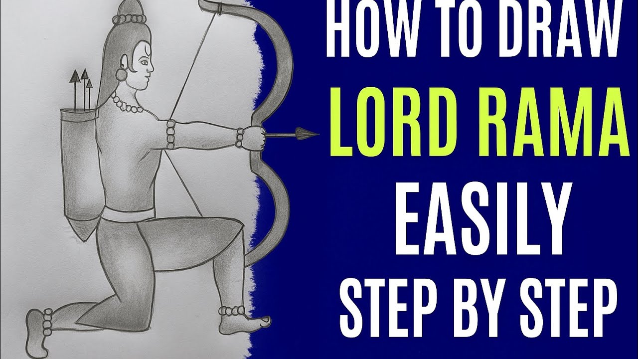 How to draw Ram Ji easily step by step 😀😀 | Ram ji easily kaise banaye ...
