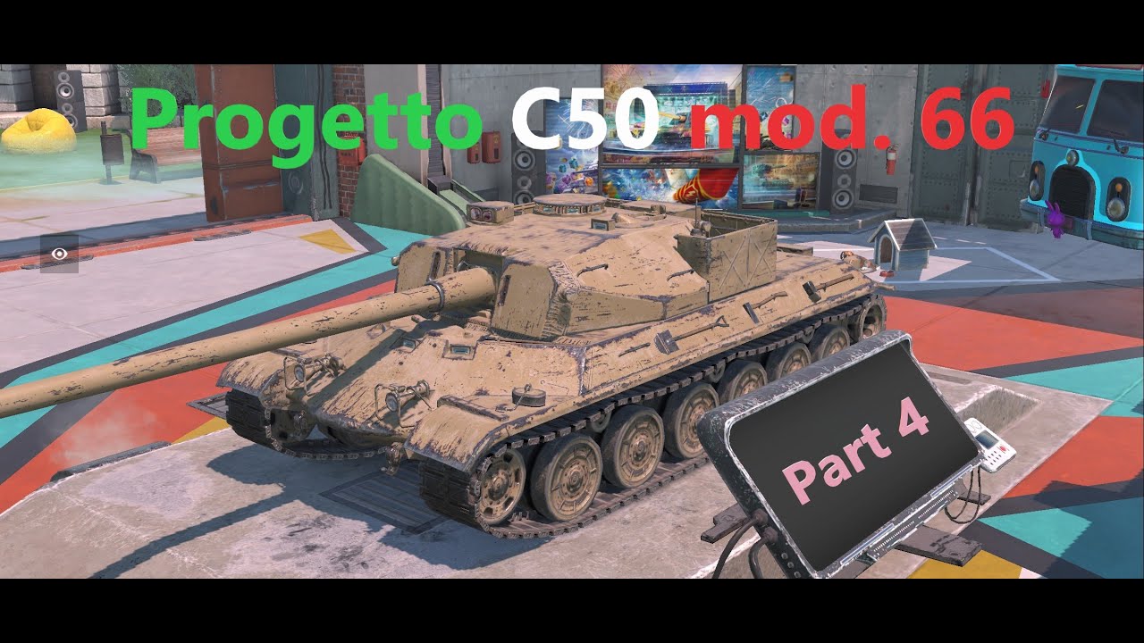#211 Progetto C50 mod. 66 | Grinding Rinoceronte | Part 4 | WoTB 11.0 ...