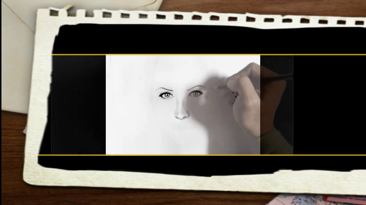 Speed drawing portrait - YouTube