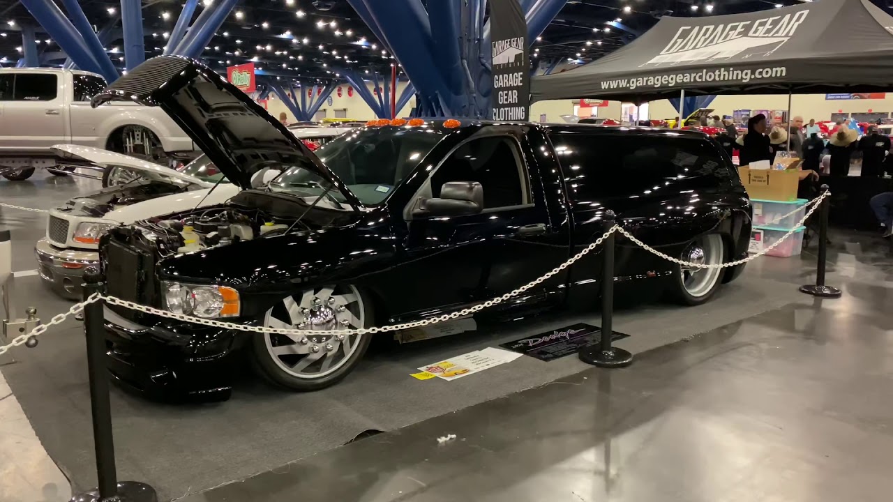 Houston Autorama 2019 Air Bagged Dodge 3500 Dually - YouTube