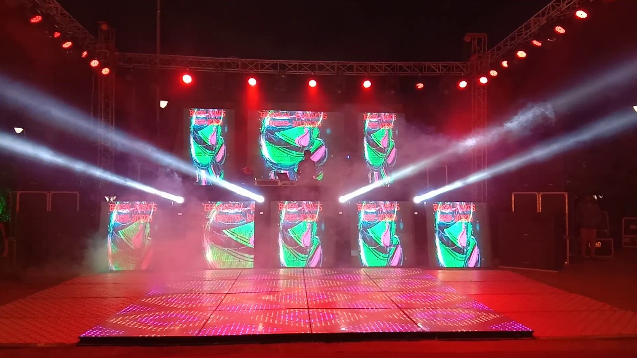 Best Dj Setup With Double led wall 4*4 Trust System - YouTube