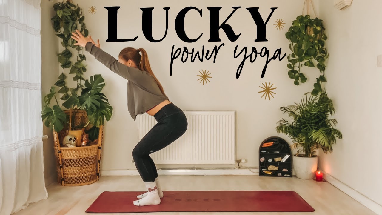 25 minute | LUCKY POWER YOGA FLOW | with @theyogiwitch - YouTube