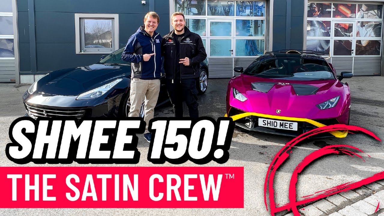 Mit SHMEE unterwegs! Lamborghini Huracan STO! | THE SATIN CREW™! - YouTube