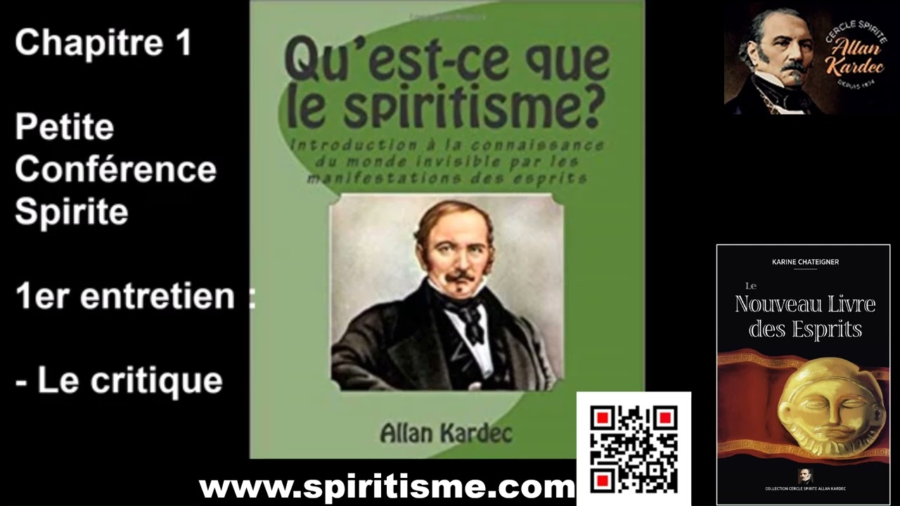 Qu'est ce que le SPIRITISME ? d'Allan KARDEC-AUDIO/PRINCIPES et RÉPONSE ...