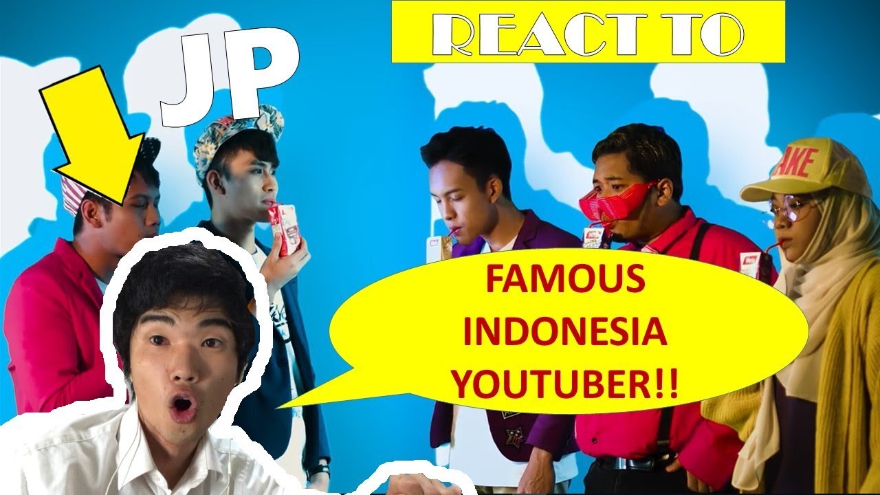 JP REACT TO FAMOUS INDONESIA YUOTUBER!! インドネシアのyuotube動画を見てみた関西人！！ - YouTube