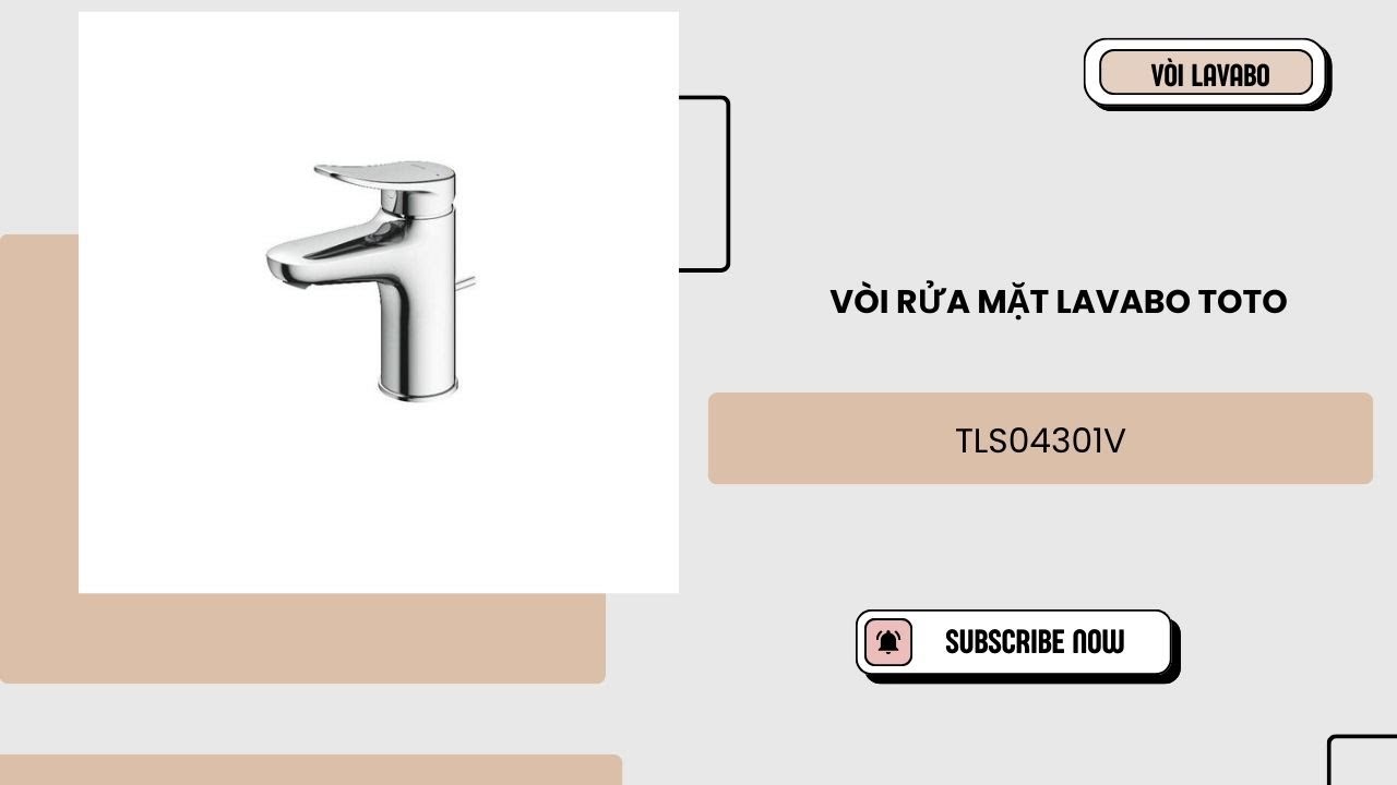 Vòi lavabo rửa mặt nóng lạnh TOTO TLS04301V - YouTube
