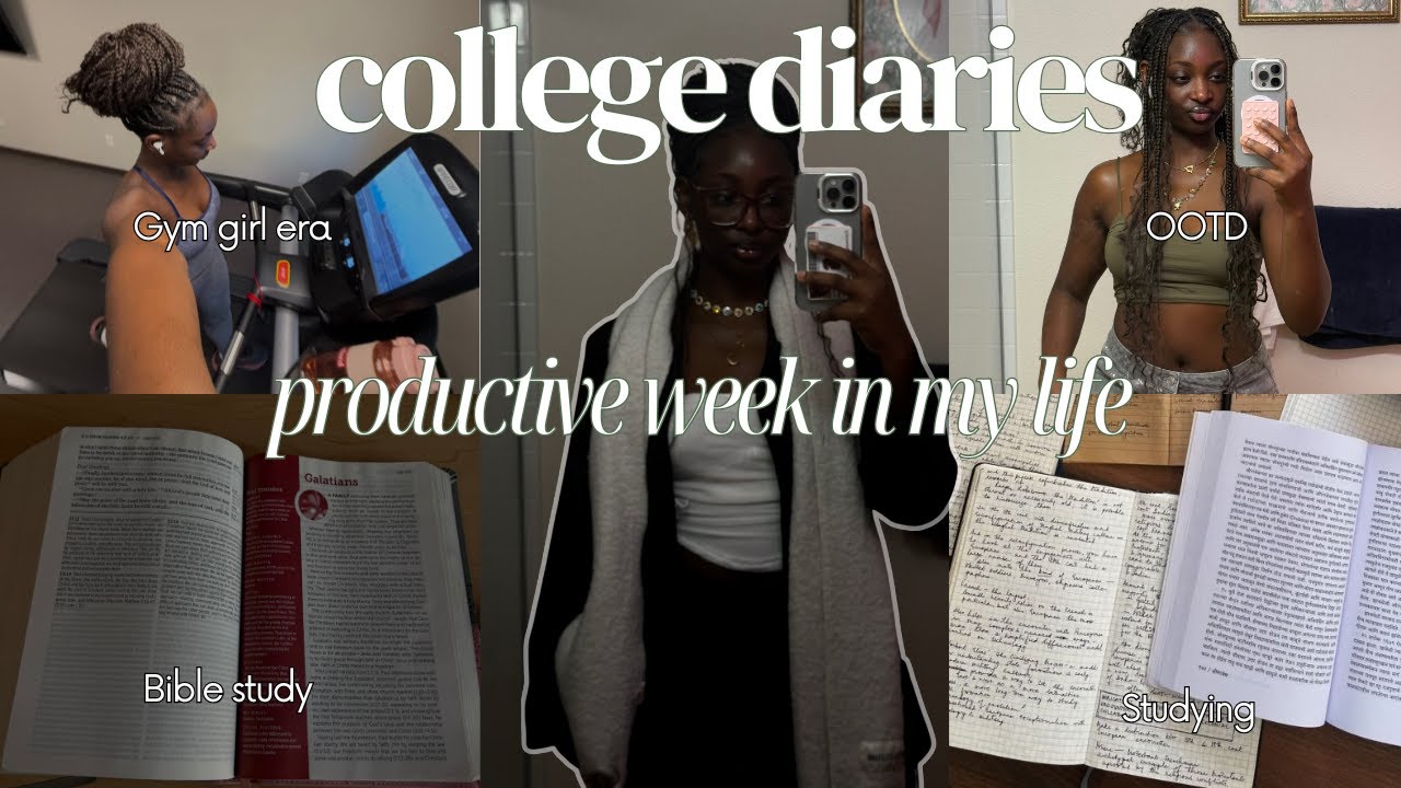 COLLEGE DIARIES🎀 Productive first week winter quarter| new classes ...
