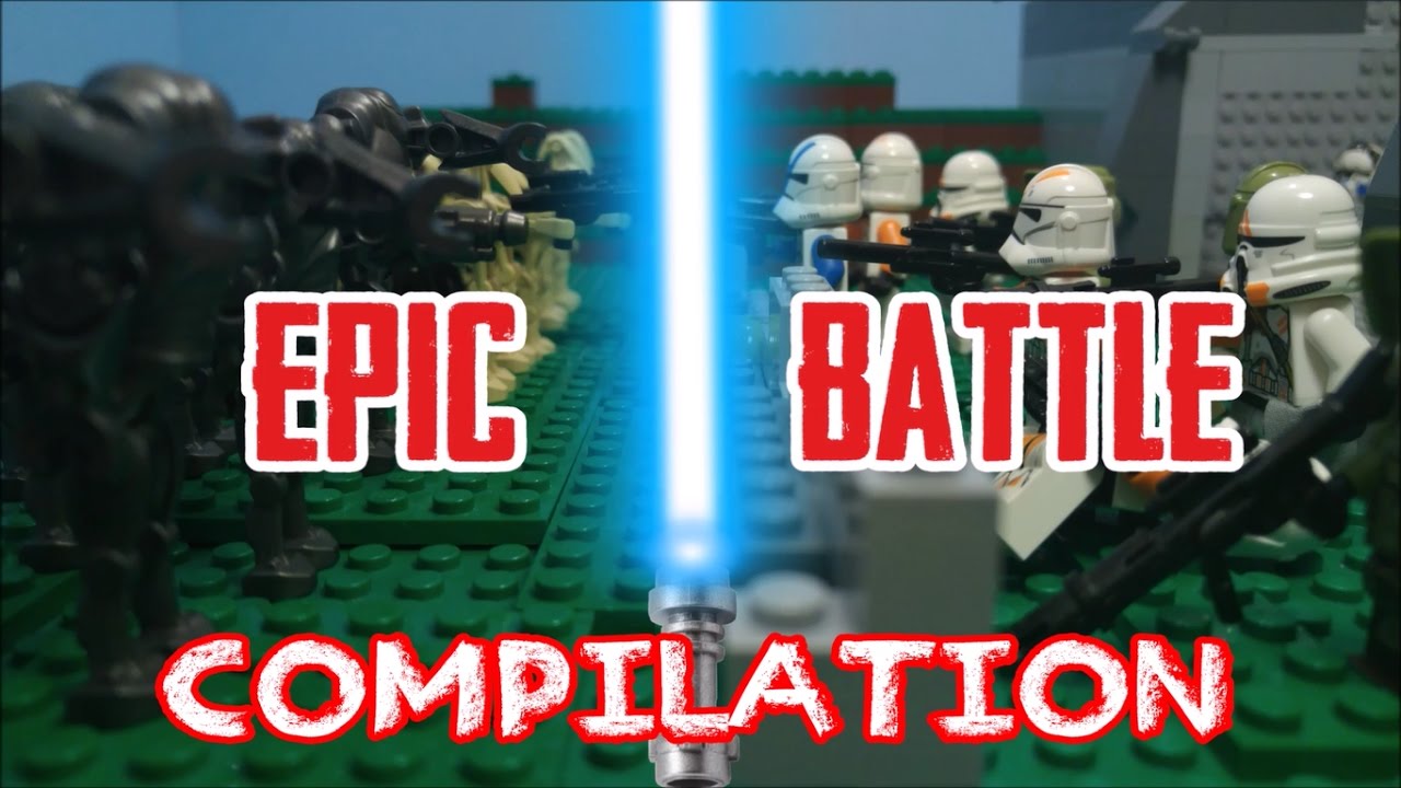 LEGO Star Wars EPIC BATTLE Compilation #1 (Stopmotion Animation) - YouTube