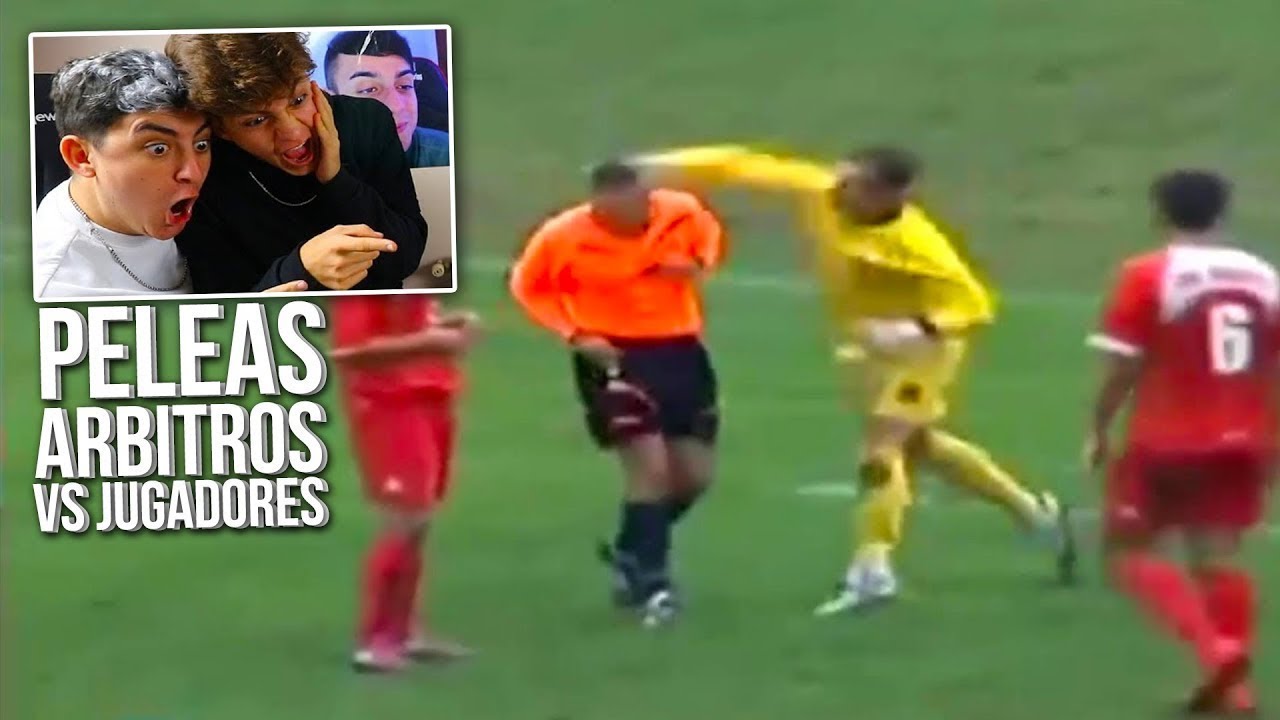10 ENFADOS más LOCOS de ÁRBITROS vs JUGADORES - YouTube
