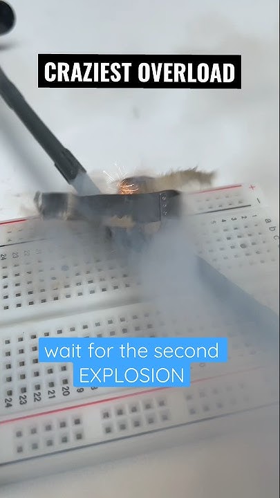 Mindblowing Overload of Capacitor with 1000 VOLT #arduino #electrician ...