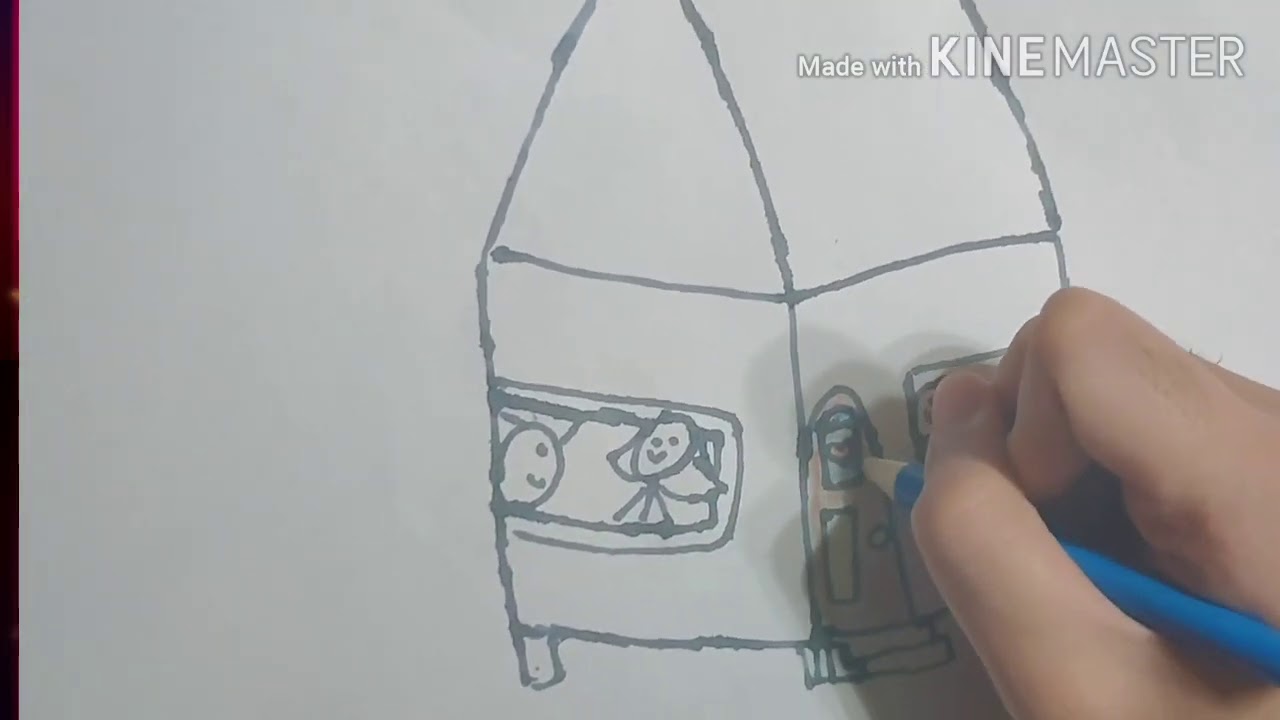 #paanogumuhitngbahay Paano gumuhit ng bahay /How to draw a house easy ...