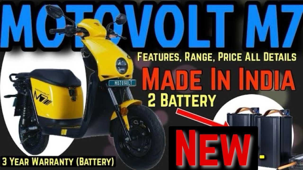 India’s first MUSe || multi utility e scooter || Motovolt M7 Electric ...