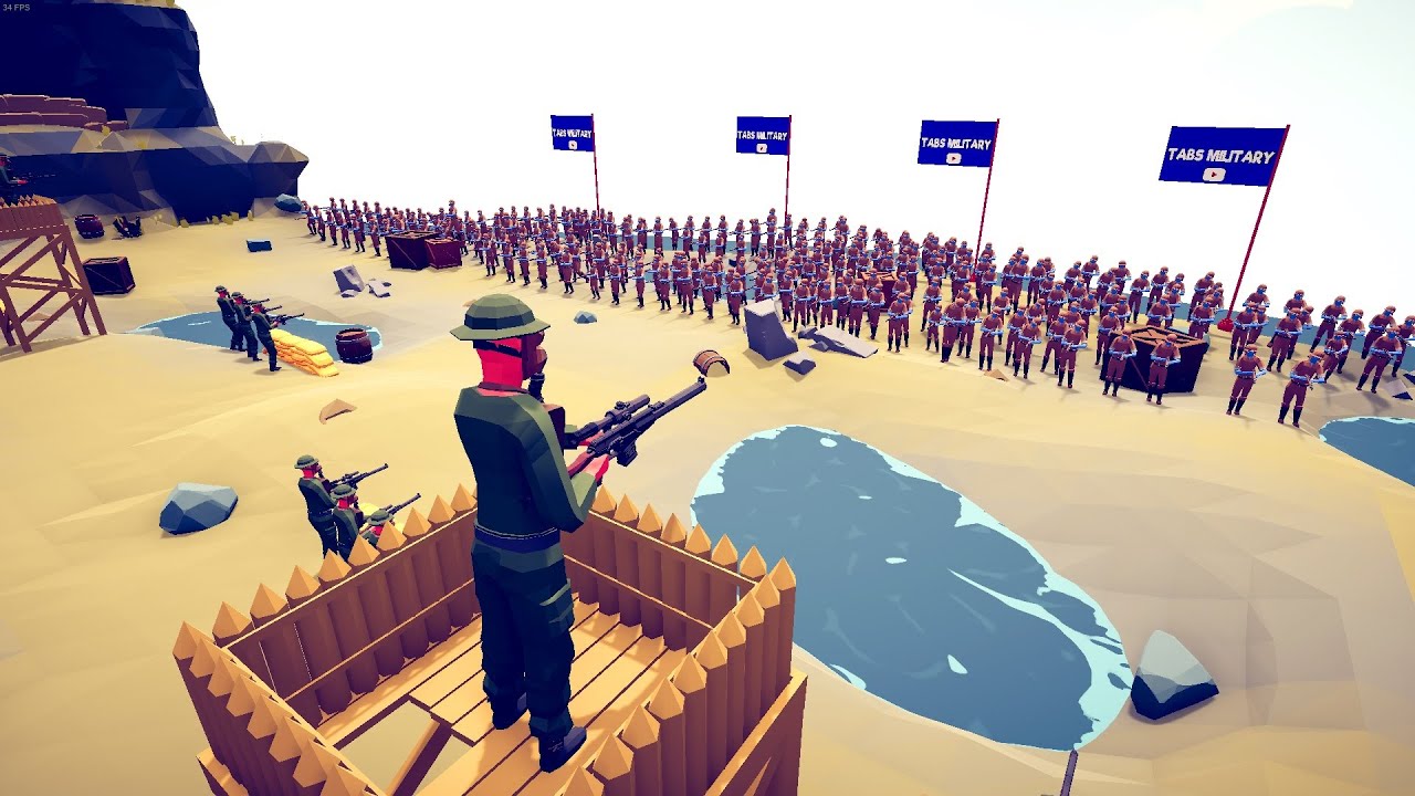Can 250x WW2 Army Clear Enemy base? - Totally Accurate Battle Simulator ...