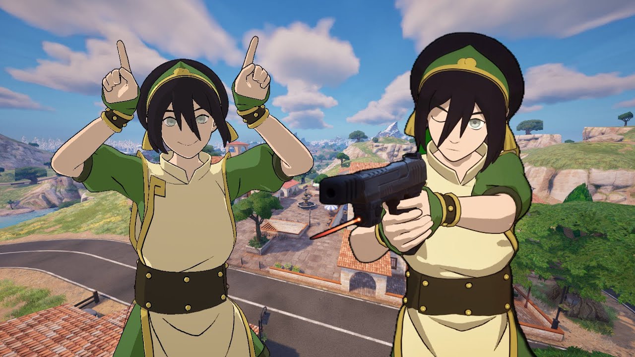 Toph Becomes The Avatar In Fortnite. - YouTube