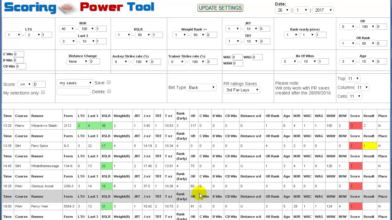 Sporting Bots - Scoring power tool update - YouTube