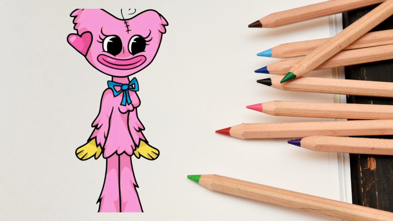 KISSY MISSY how to draw POPPY PLAYTIME EASY! HUGGY WUGGY - YouTube