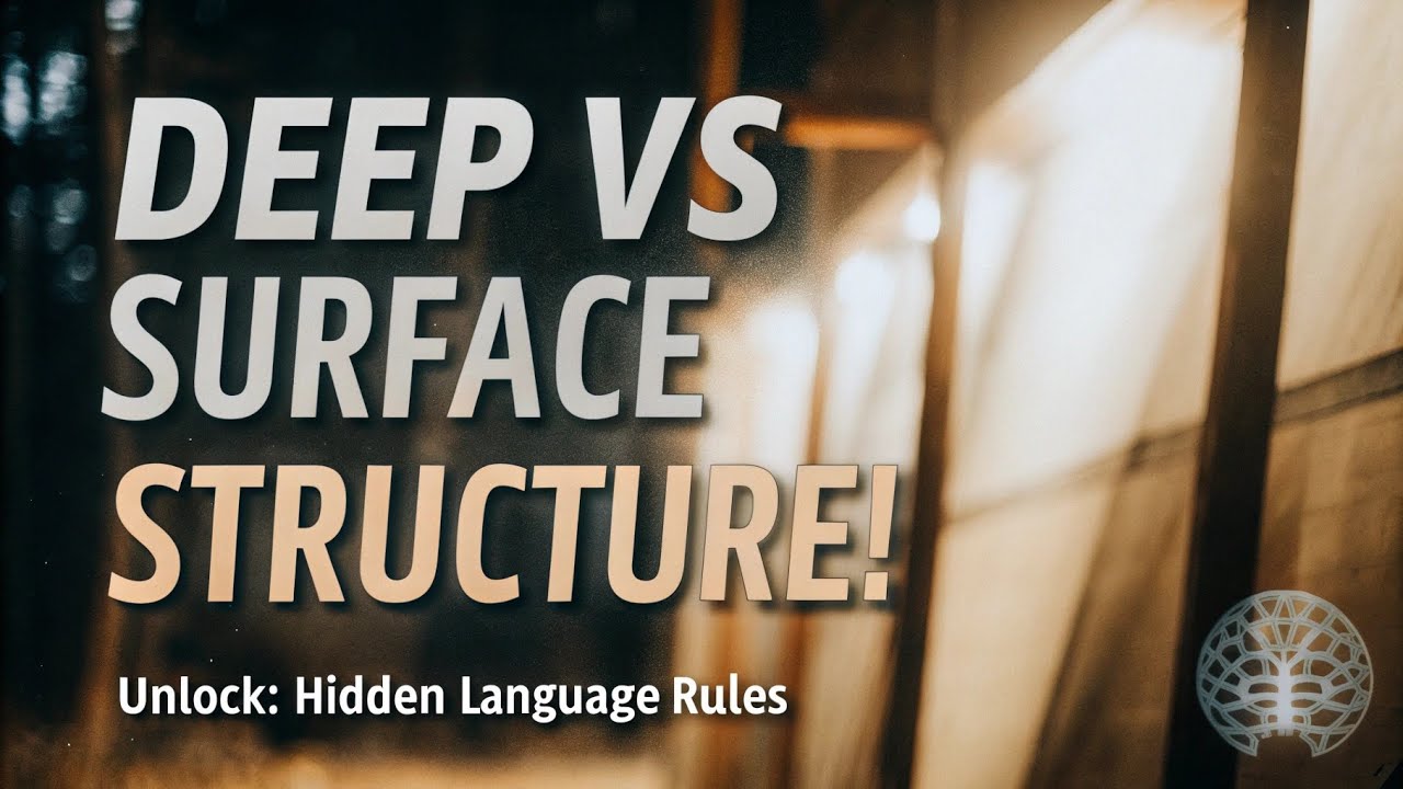 Deep vs Surface Structure: Discover the hidden meaning behind every ...