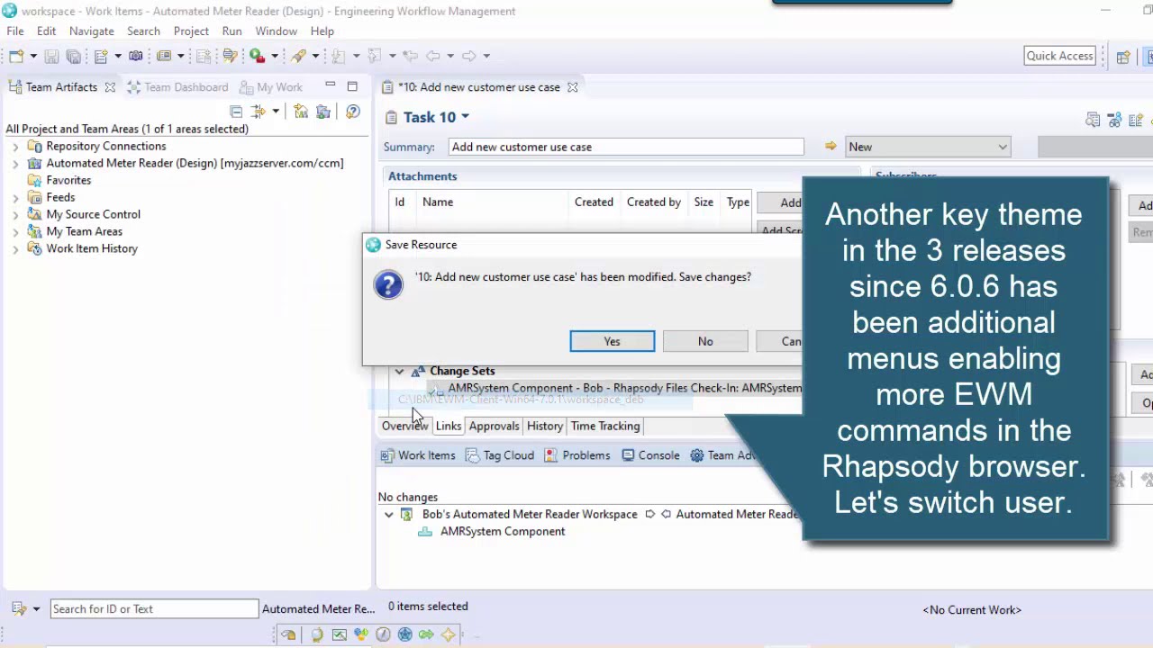 IBM Engineering Rhapsody Tip #89 - Exploring how RMM has changed, 6.0.6 ...
