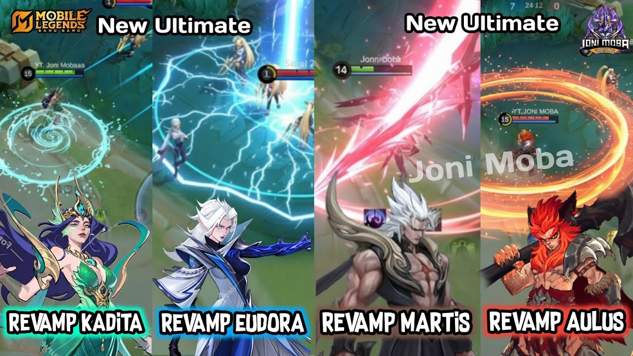 ALL UPCOMING REVAMP HERO & REVAMP SKINS IN MLBB - KADITA, LESLEY LEGEND ...