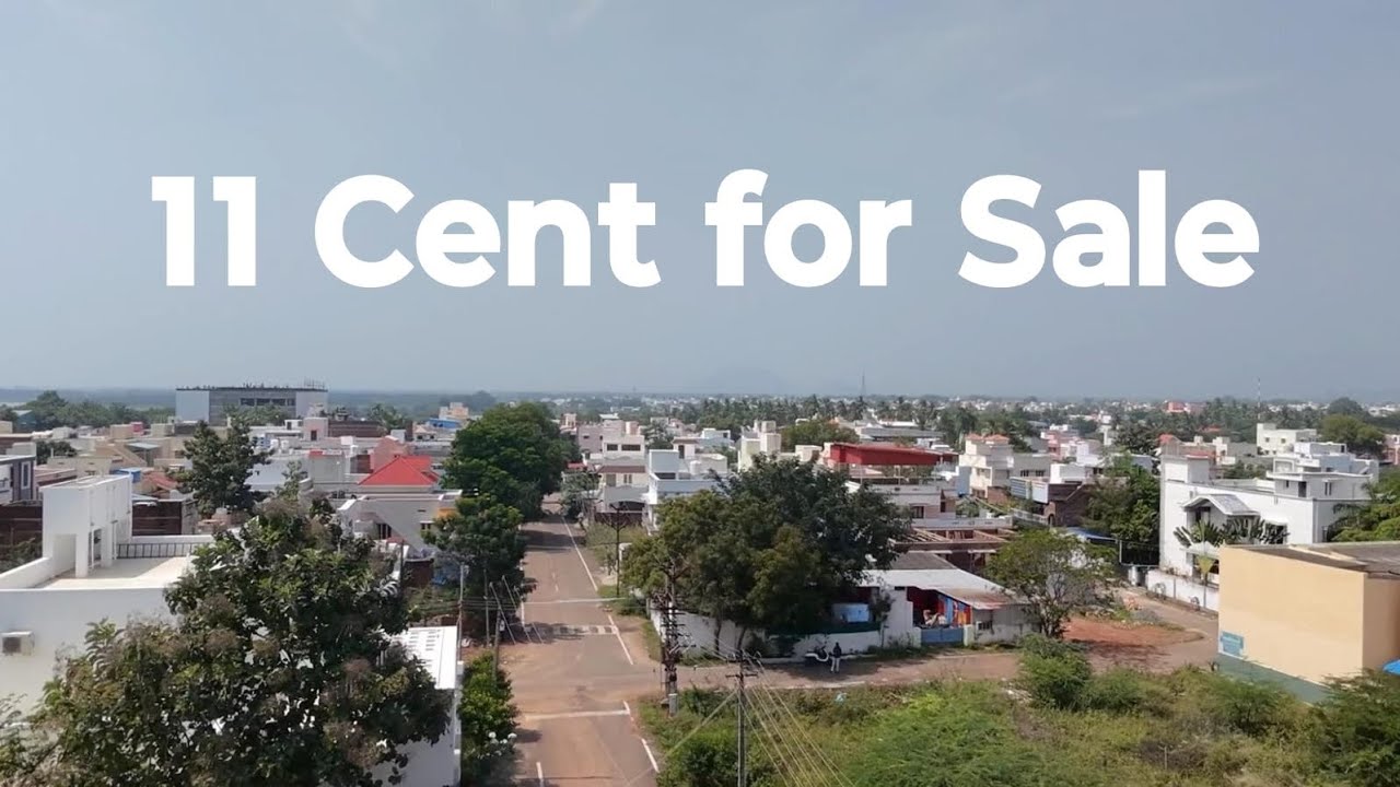11 Cent land for sale in Rajapalayam (I.N.T.U.C nagar) - YouTube