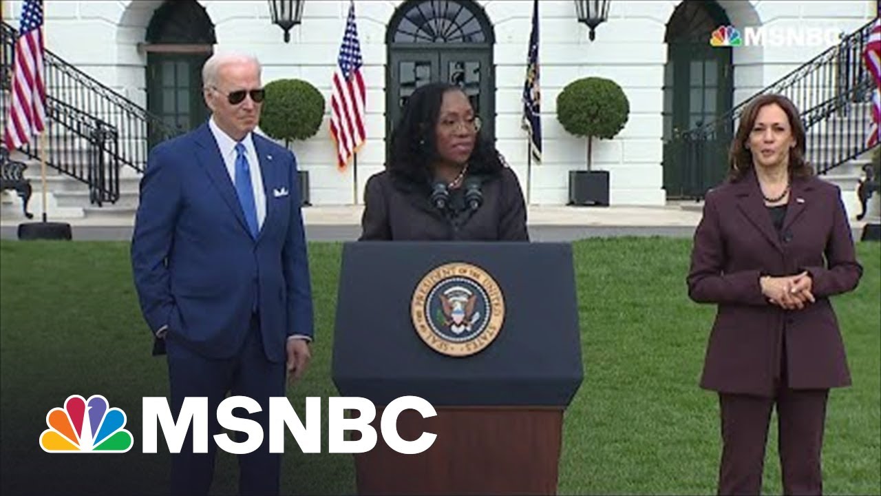 Judge Jackson Speaks After Historic Supreme Court Confirmation - YouTube