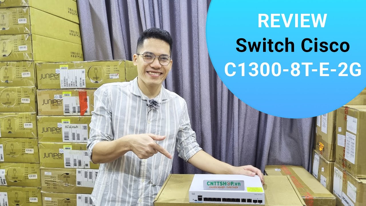 Review Switch Cisco C1300-8T-E-2G | Catalyst 1300 Series Switches - YouTube