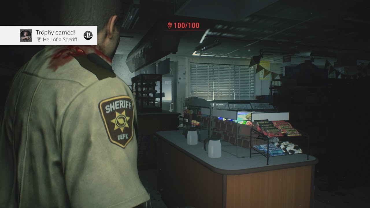Resident Evil 2 Remake - Hell of a Sheriff - YouTube