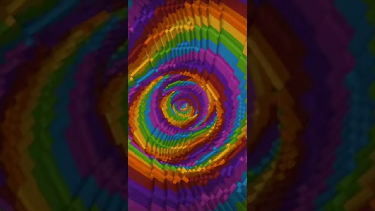 Minecraft SATISFYING Trippy Dropper #shorts - YouTube